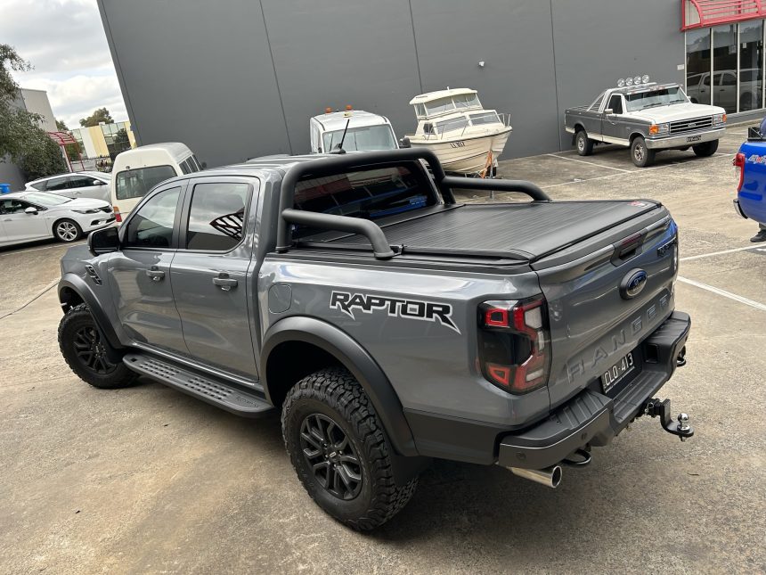 Retractable Tonneau Cover Roller Shutter For Ford Ranger Next-Gen, 07/ ...