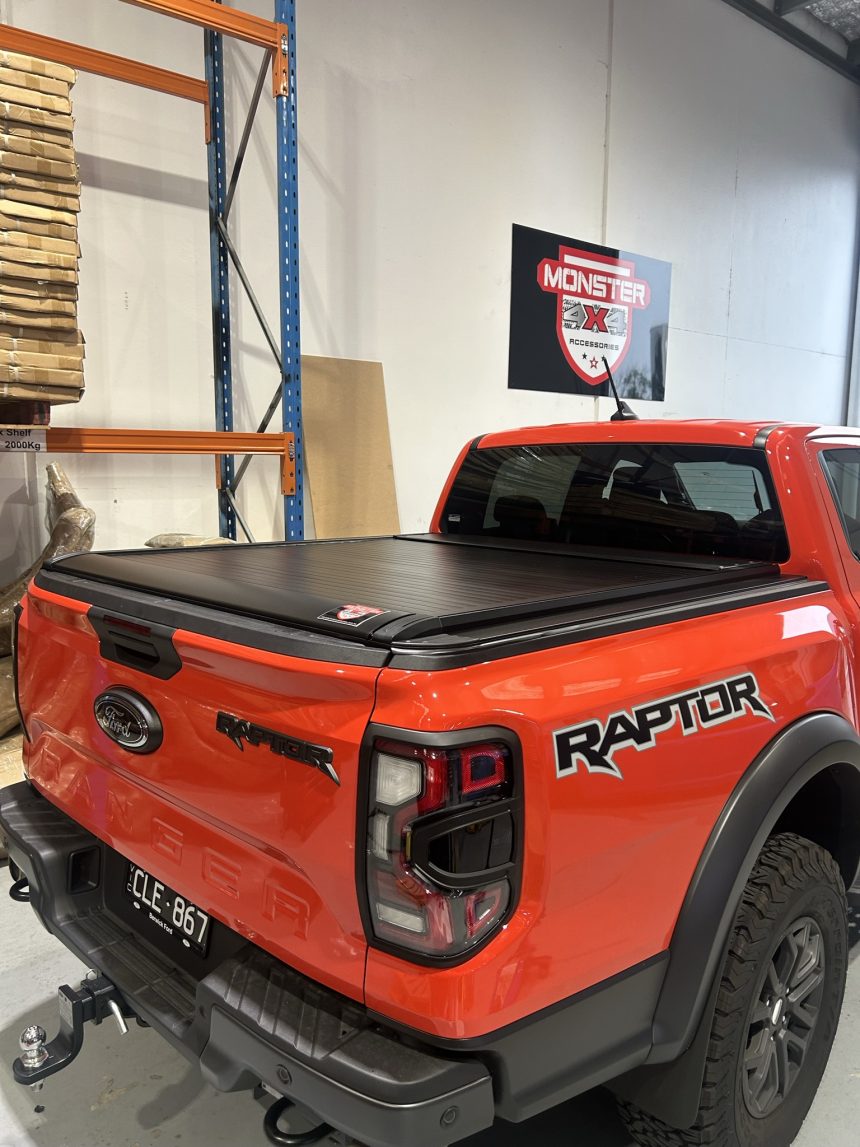 Retractable Tonneau Cover Roller Shutter For Ford Ranger Next-Gen, 07/ ...