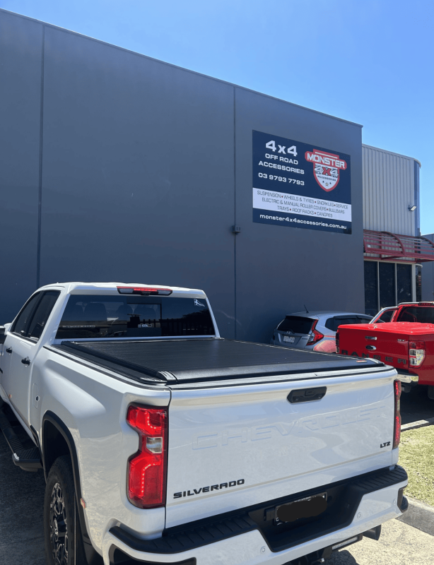 Retractable Tonneau Roll Cover For Chevy Silverado 2500, 2014-2024 6ft ...