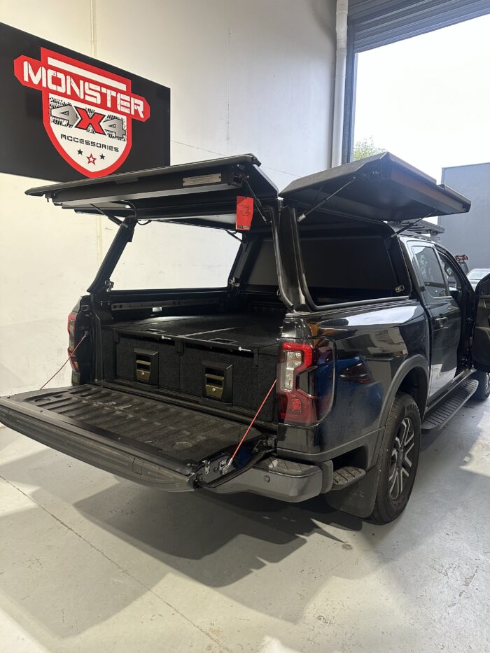 MONSTER 4X4 UltraGLIDE Heavy Duty Drawers - FORD NEXT GEN RANGER 2022 ...