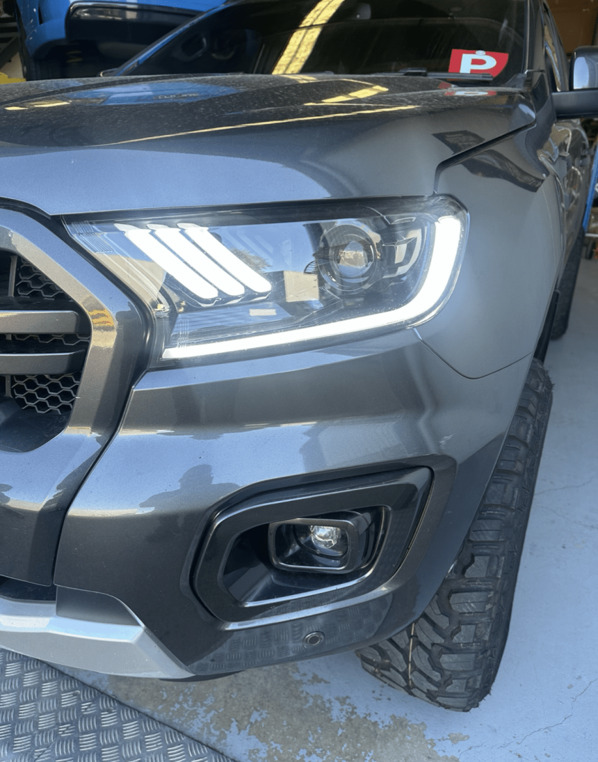 LED MUSTANG HEAD LIGHT FOR FORD RANGER / RAPTOR EVEREST PX2,3 – Monster ...